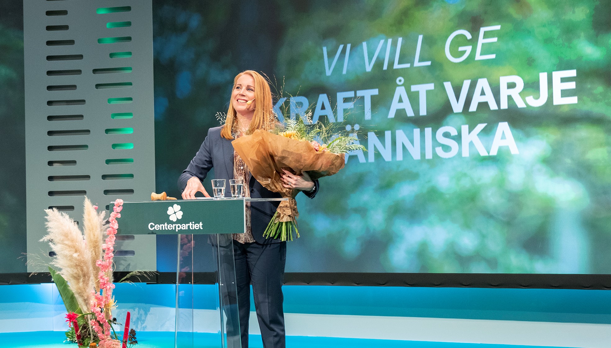 C-stämma: Val av partiledare och partistyrelse - Centerpartiet